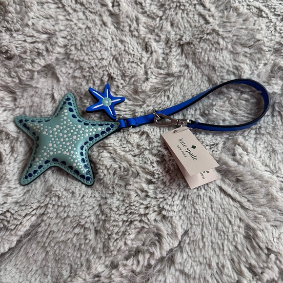 kate spade | Accessories | Kate Spade Blue Star Bag Charm | Poshmark